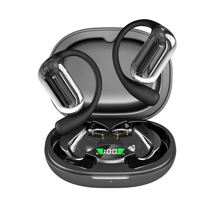 Wireless Ear-hook OWS Earphones Bluetooth Earbuds Over the Ear Headpho ...