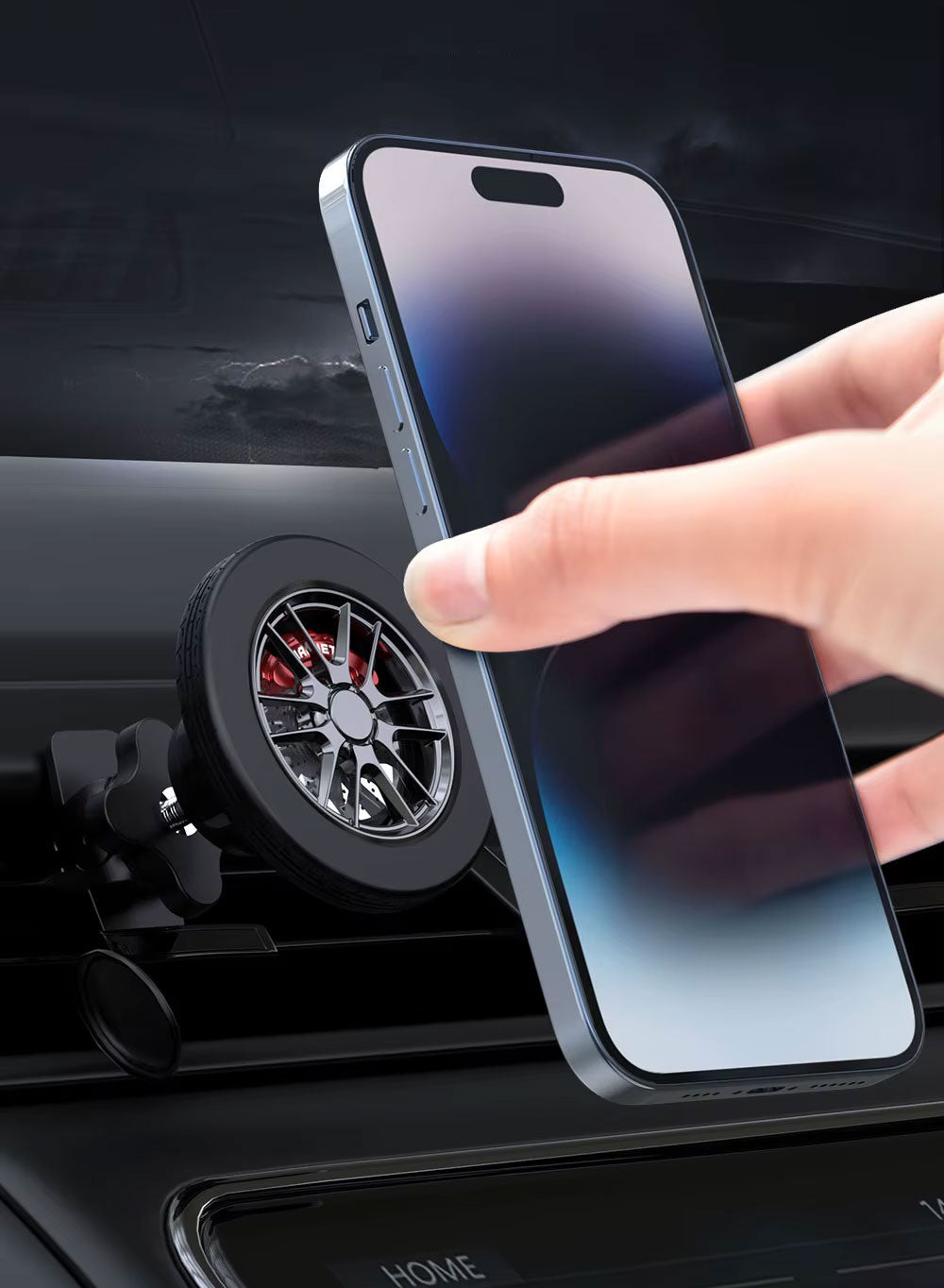Car Mount Magnetic Air Vent Phone Holder MagSafe Compatible Swivel Str ...