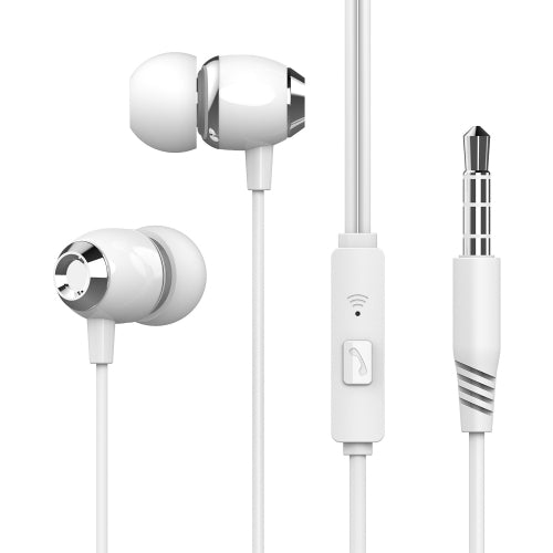 Wired Earphones Hi-Fi Sound Headphones Handsfree Mic Headset Earbuds ...