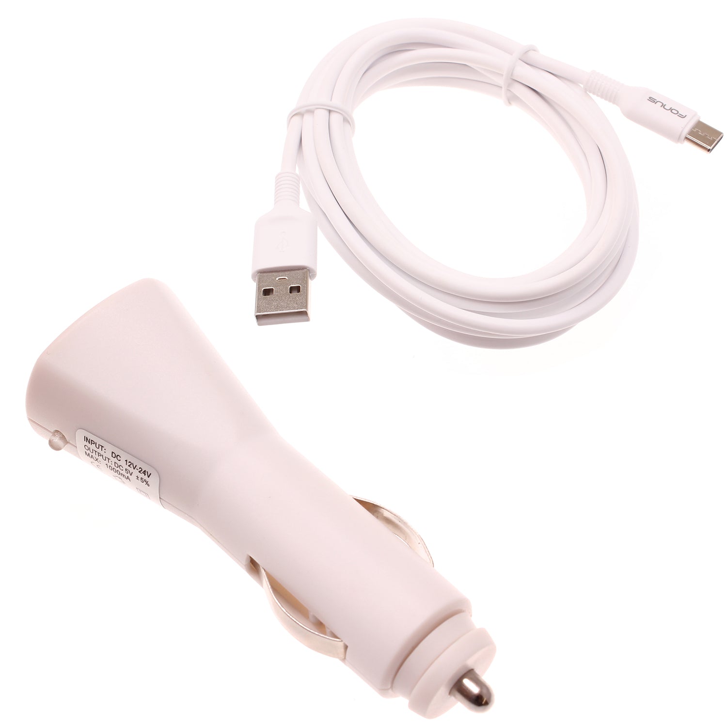 Car Charger 6ft USB-C Cable Power Adapter Long TYPE-C Cord Wire Plug-i ...