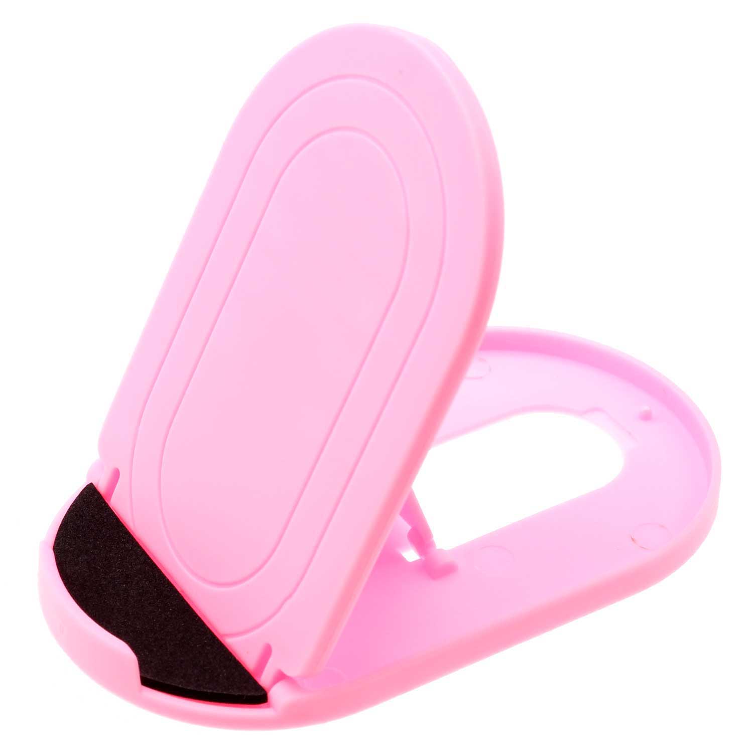 Fold-up Stand Pink Holder Travel Desktop Cradle - ONZ16 – OdeMobile